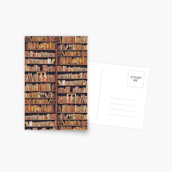 "Bibliophile" Postcard for Sale by anni103 | Redbubble