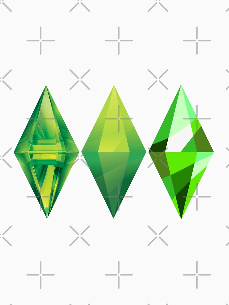 "The Sims Evolution of Plumbobs Pack" T-shirt for Sale by mreveal23 ...