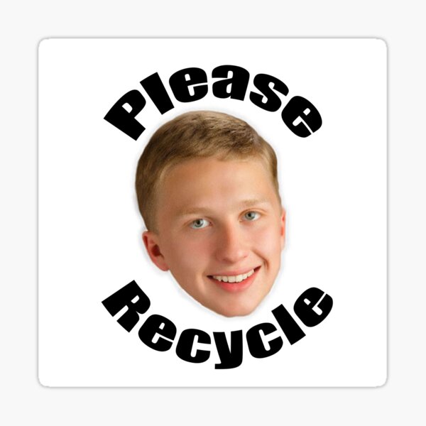 "Recycling Vav" Sticker for Sale by zhangandy437 | Redbubble
