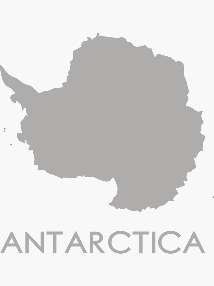 "Antarctica" Sticker for Sale by Iskanderox | Redbubble
