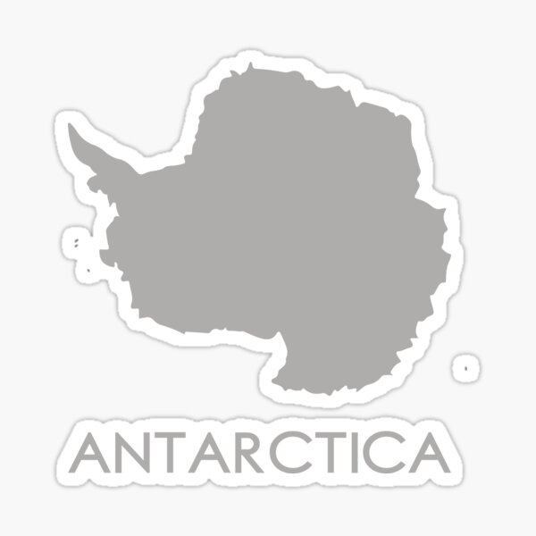 "Antarctica" Sticker for Sale by Iskanderox | Redbubble
