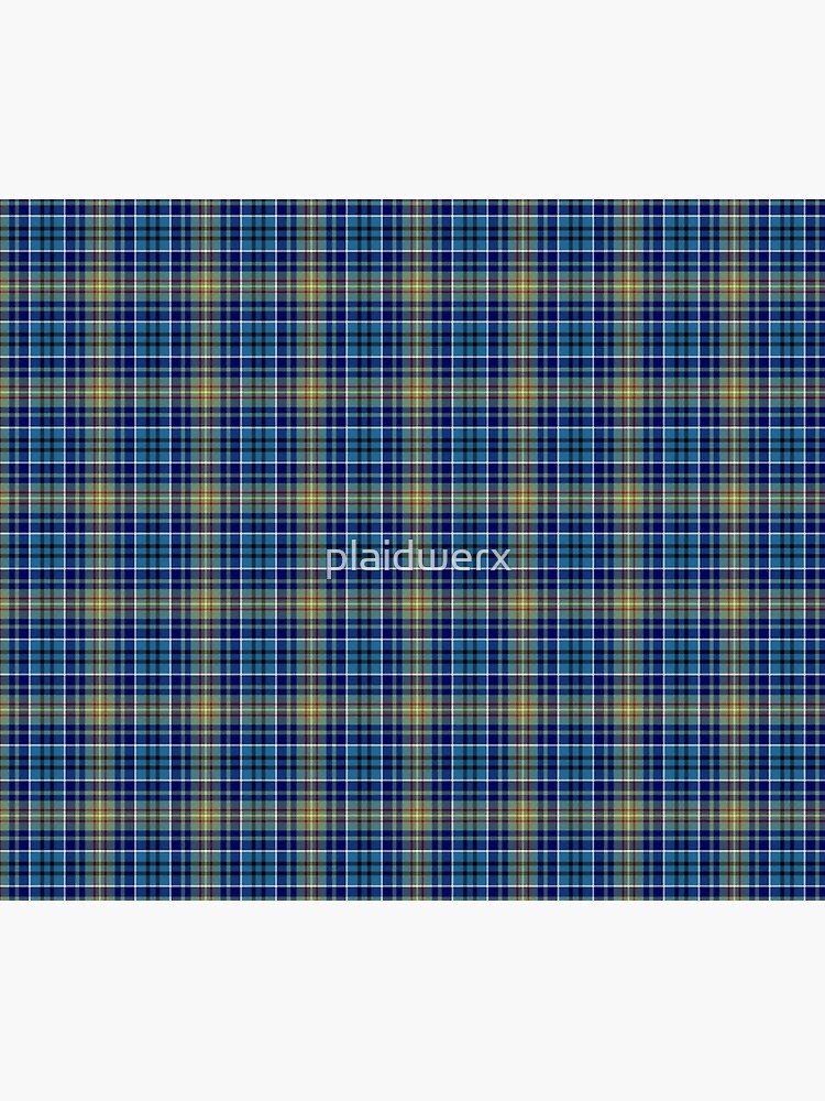 "O'Sullivan Tartan Bright Blue Irish Plaid" Throw Blanket for Sale by ...