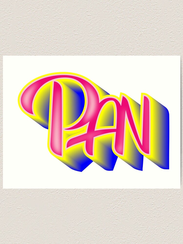 "Pan Pride" Art Print by SilentVergo | Redbubble