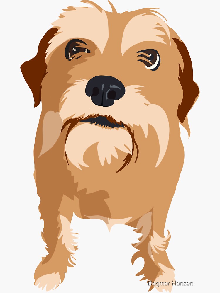 "Maxine" Sticker for Sale by DagmarHansen | Redbubble