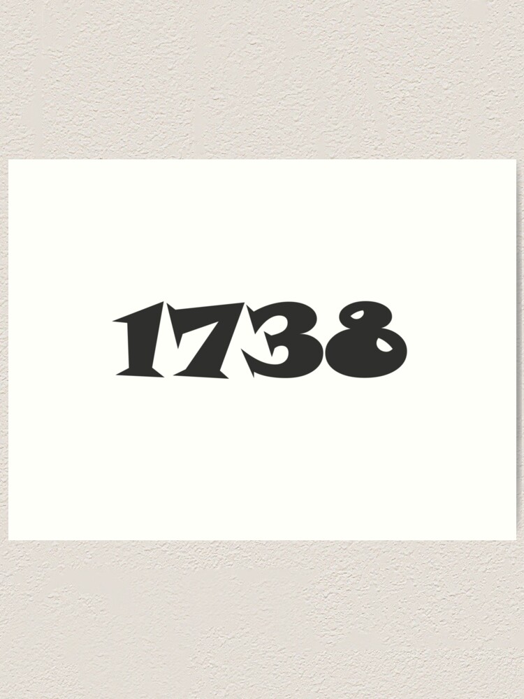 "1738" Art Print for Sale by nyah14 | Redbubble