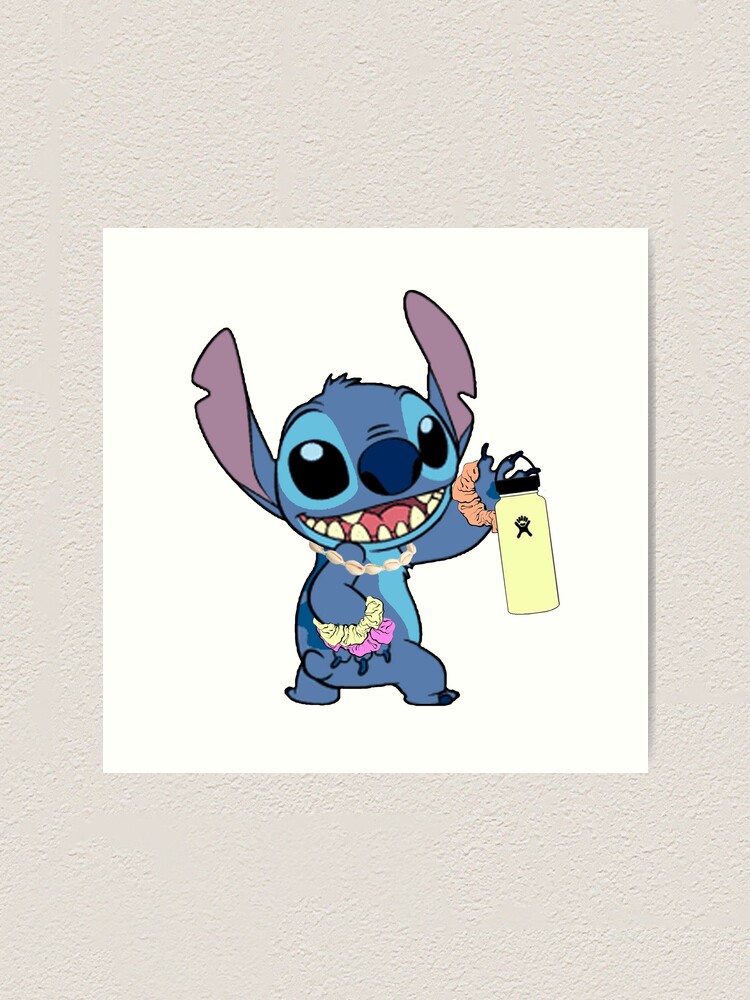 Lámina artística «Vsco Girl Stitch» de Leilasayan | Redbubble