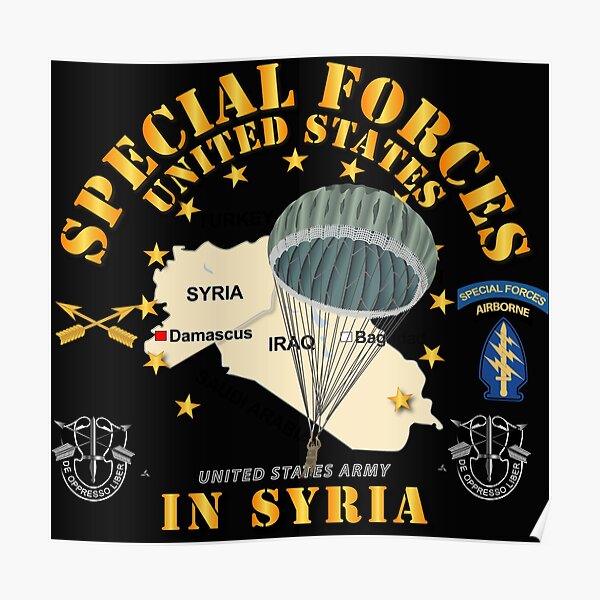 "SOF - Special Forces in Syria" Poster for Sale by twix123844 | Redbubble