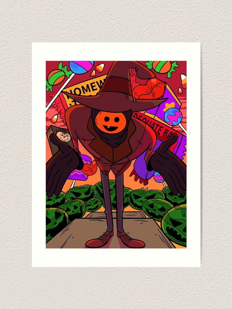 "Summerween Trickster " Art Print for Sale by Spocks | Redbubble