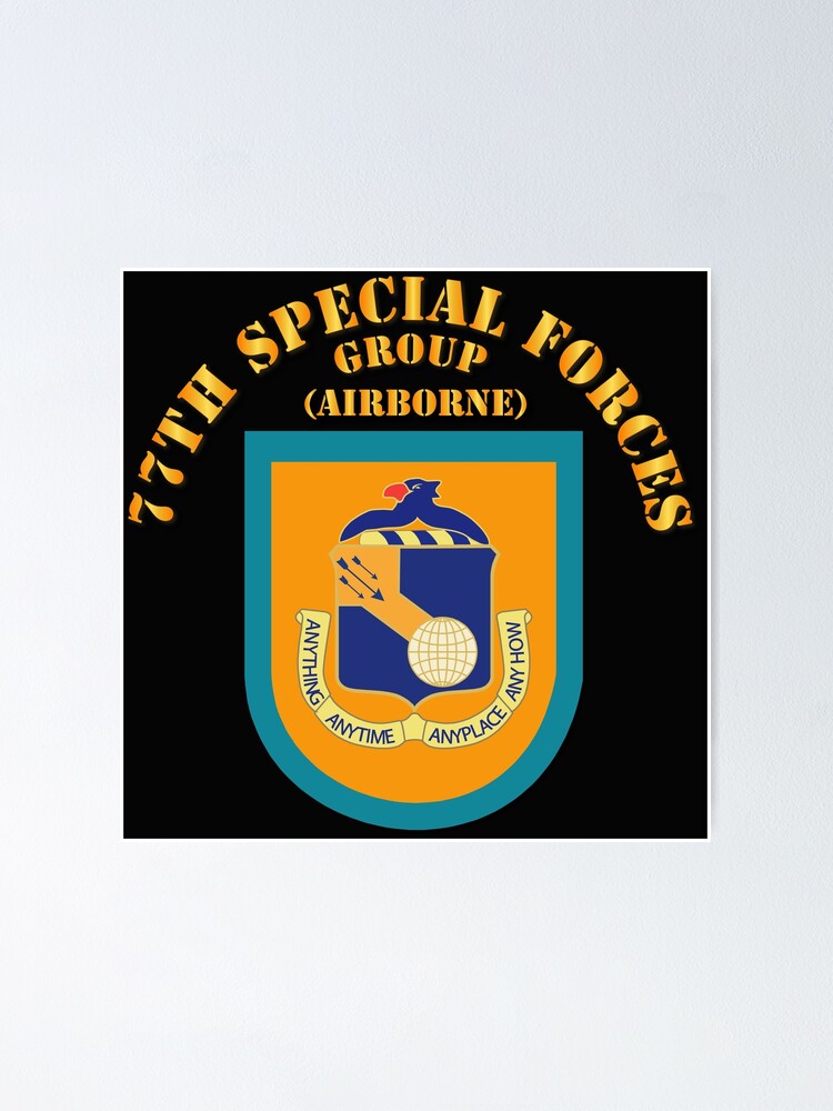 "SOF - 77th Special Forces - Flash" Poster by twix123844 | Redbubble