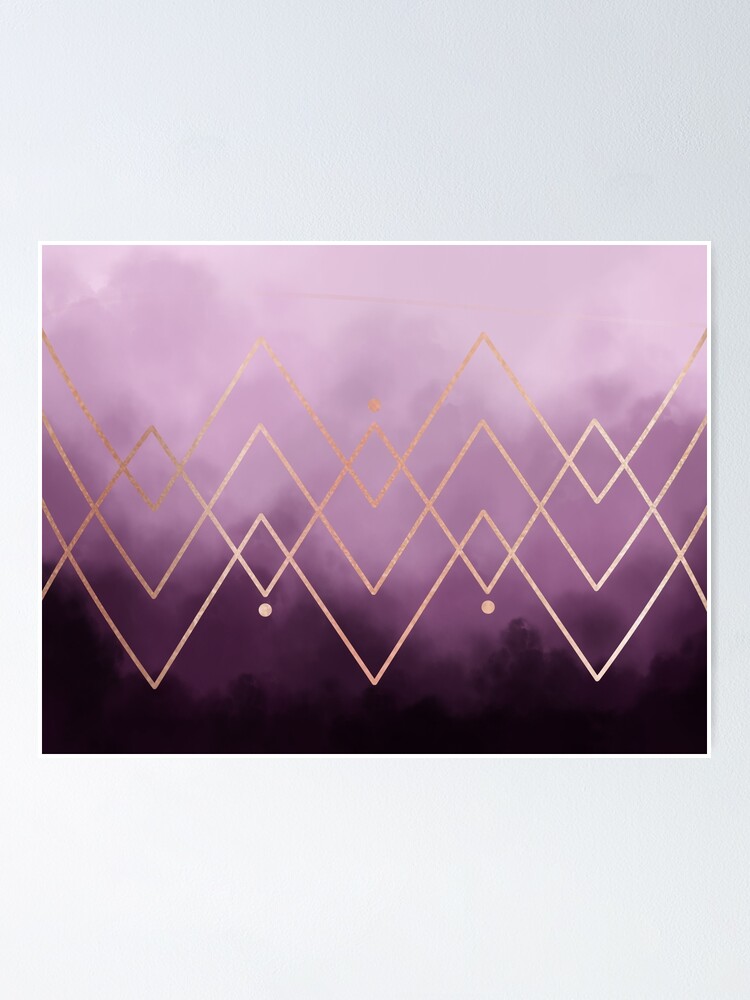 "GEOMETRIC CLOUD" Poster by Nisperodulce | Redbubble