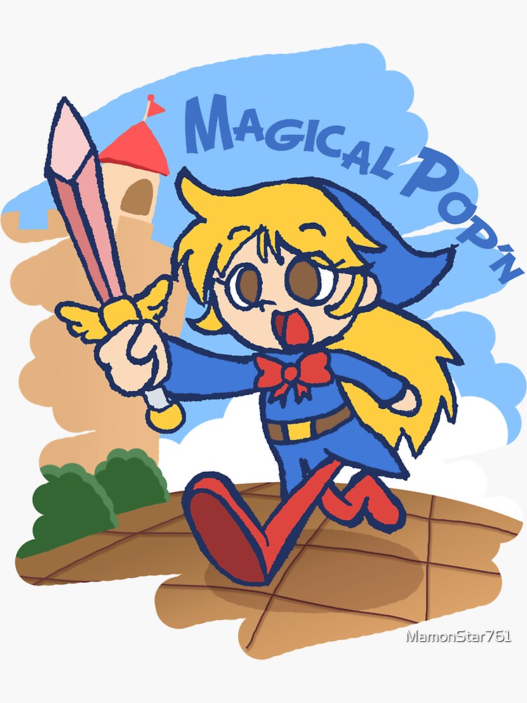 "Magical Pop'n - Princess [Pop'n Music Style]" Sticker for Sale by ...