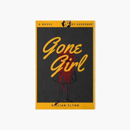 "Gone Girl - Book cover design" Art Board Print by jackbooks | Redbubble