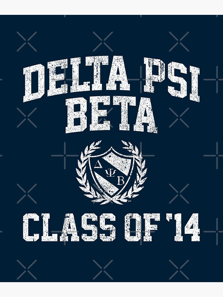 "Delta Psi Beta Class of 14" Poster by huckblade | Redbubble