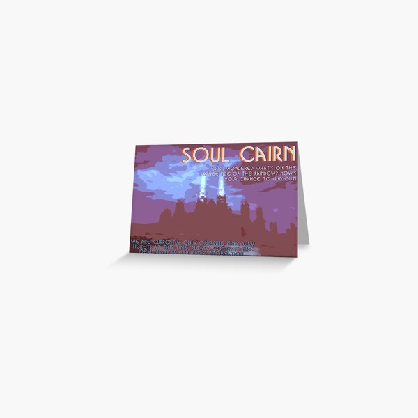 "Destination: Soul Cairn" Greeting Card for Sale by rotomtoms | Redbubble