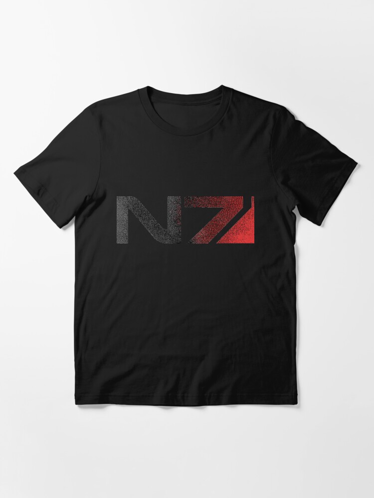 "Mass Effect N7 Distressed Logo" Essential T-Shirt for Sale by bendups ...