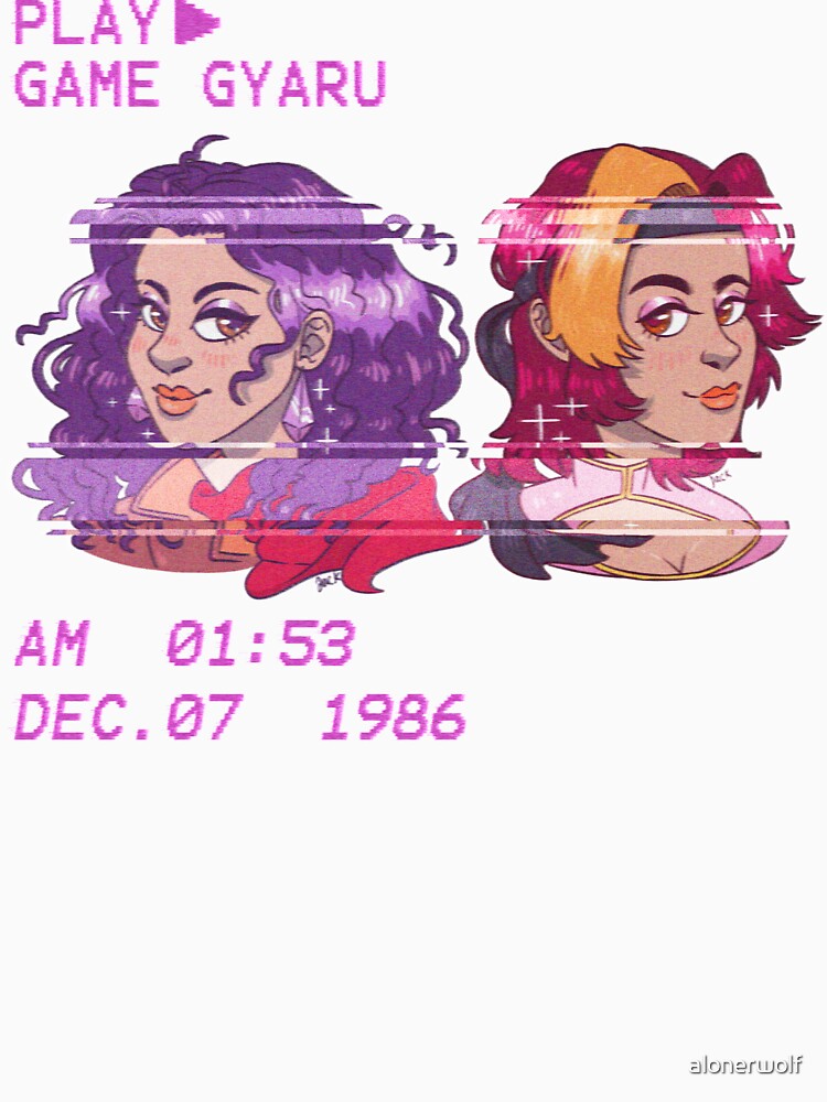 "Game Gyaru VHS" T-shirt by alonerwolf | Redbubble | game grumps t ...