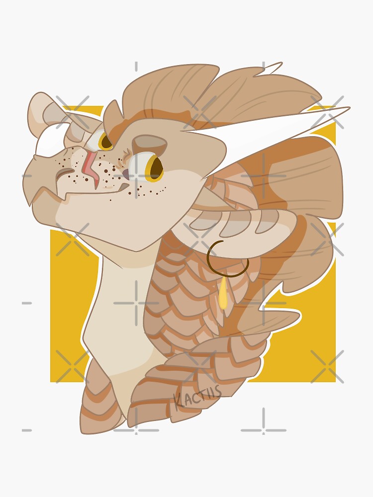 "Qibli - WoF" Sticker for Sale by opalistt | Redbubble