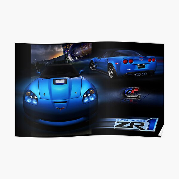 "Chevrolet Corvette Supercharged ZR1" Poster by Stanislaw | Redbubble
