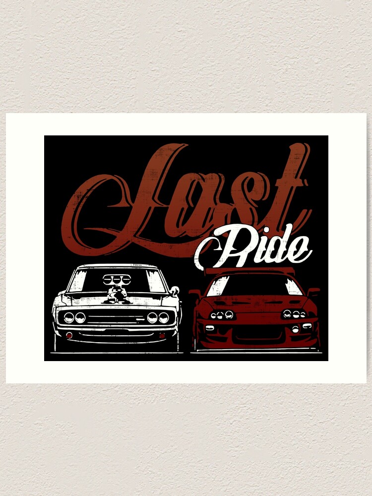 "Last Ride Paul Walker Fast Furious" Art Print for Sale by InfinityWar ...