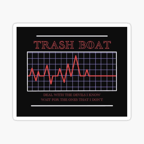 "Trash Boat-Synthetic Sympathy" Sticker for Sale by needapurpose ...