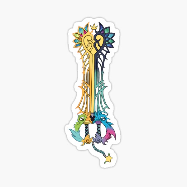 "Combined Keyblade" Sticker for Sale by ArtisticCole | Redbubble