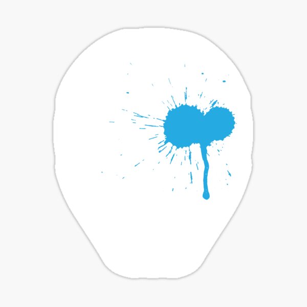 "Paintball - Headshot, hits on mask" Sticker for Sale by Mohja-Design ...