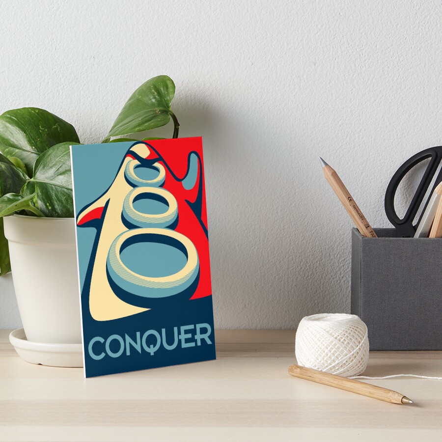 "Conquer" Art Board Print by Retro-Freak | Redbubble