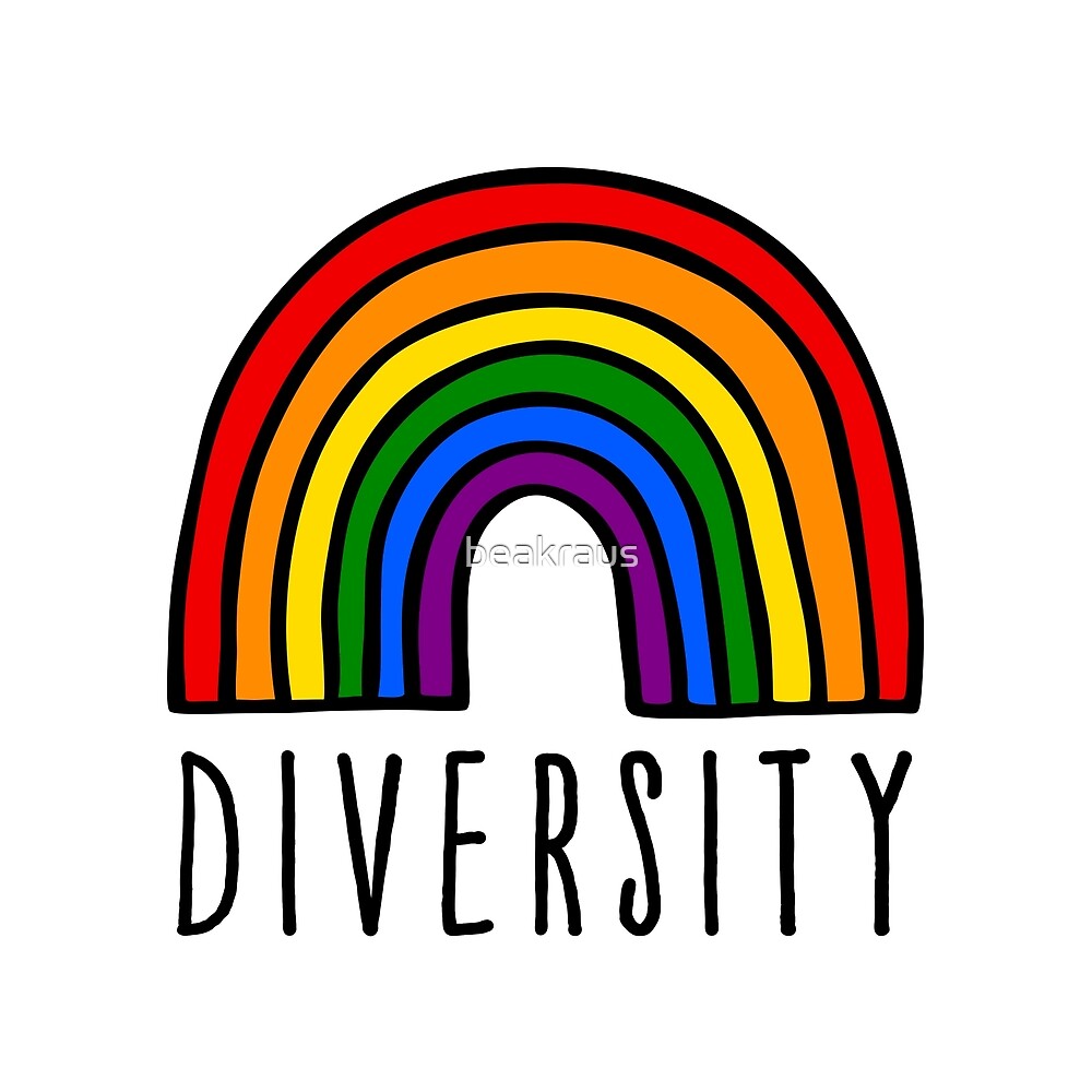 "diversity rainbow" by beakraus | Redbubble