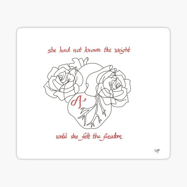 Scarlet Letter Stickers | Redbubble