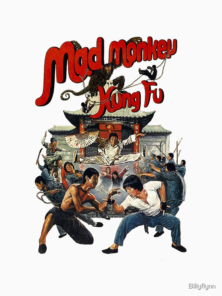 "mad monkey kung fu" T-shirt by Billyflynn | Redbubble
