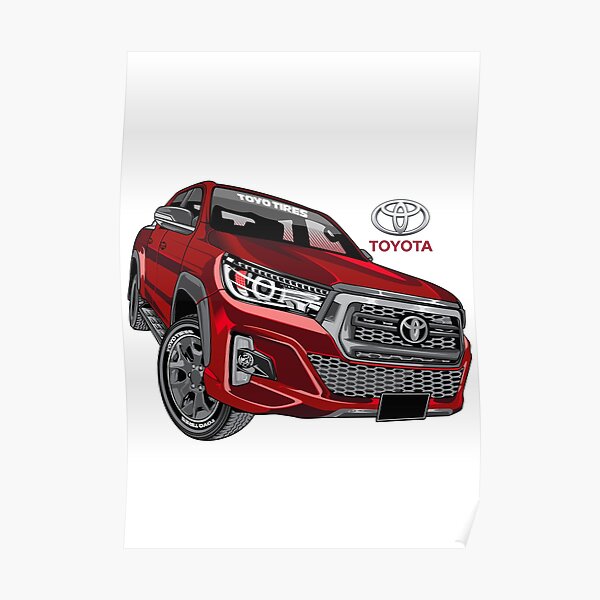 Toyota Hilux Posters | Redbubble