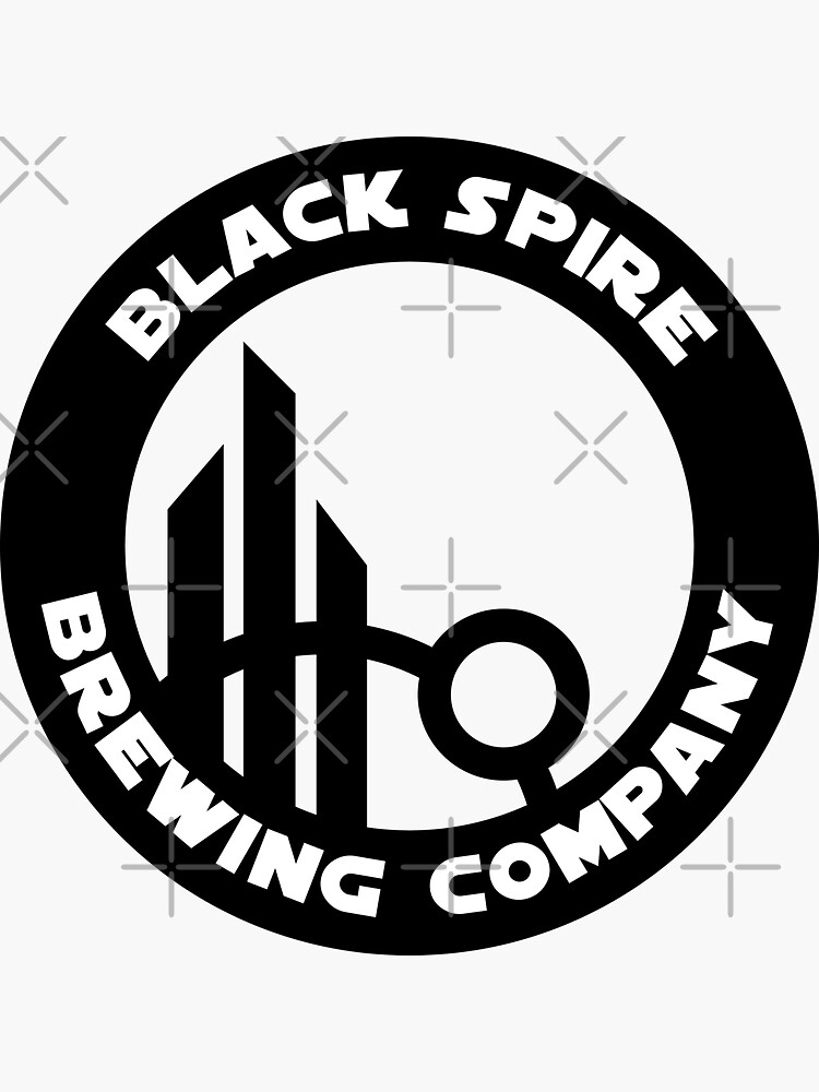 "Black Spire Brewing Company" Sticker by FandomTrading | Redbubble