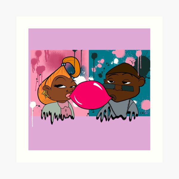 "Lady and the Sticky " Art Print by lovegaloree | Redbubble