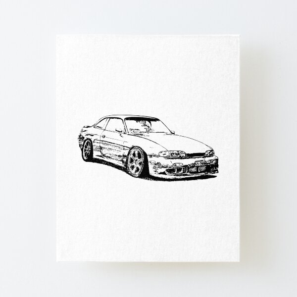 Nissan S14 Mounted Prints | Redbubble