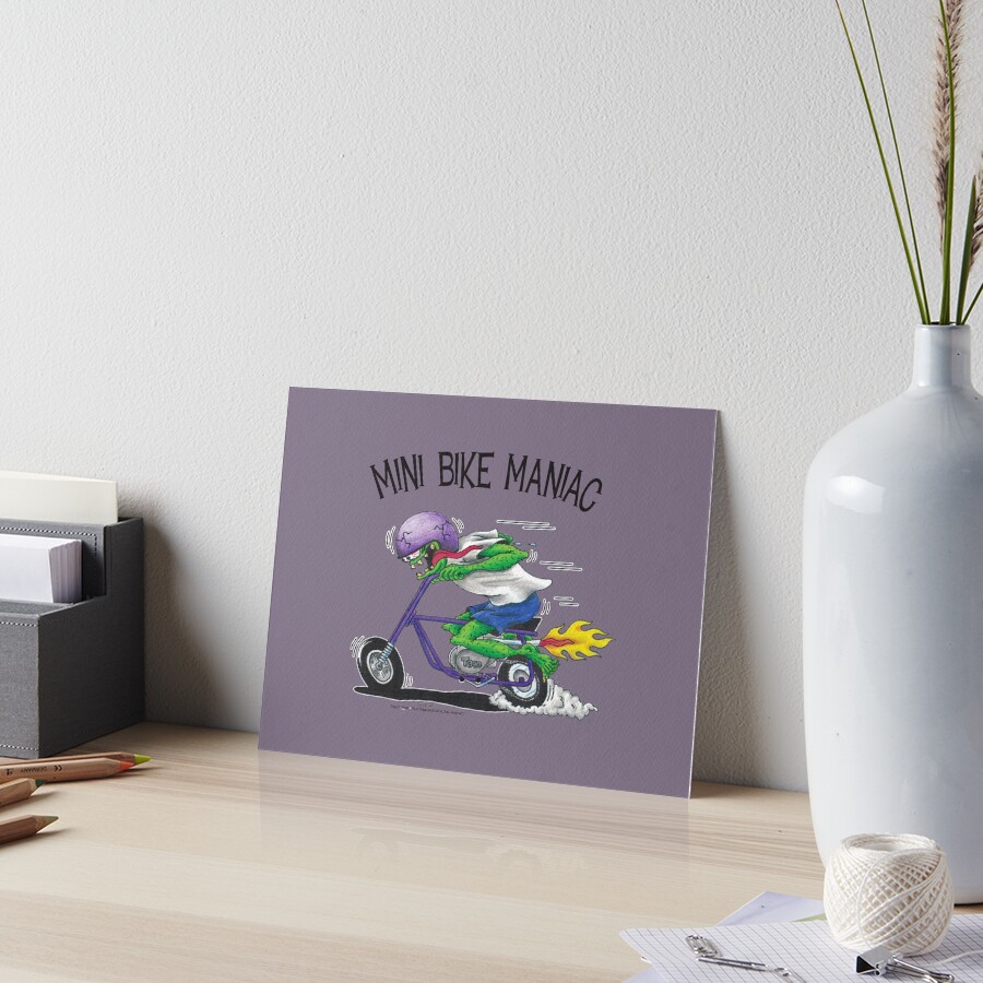 "Taco Mini Bike Maniac" Sticker for Sale by minibikemaniac | Redbubble