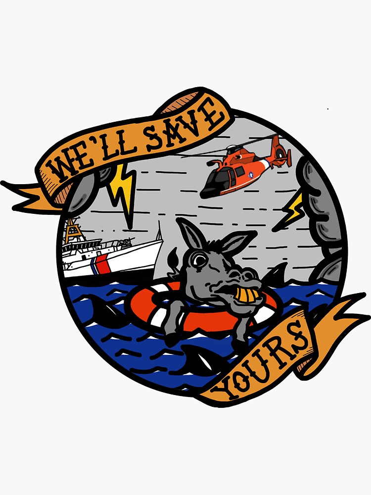 "We’ll Save Yours - Coast Guard FRC" Sticker for Sale by ...