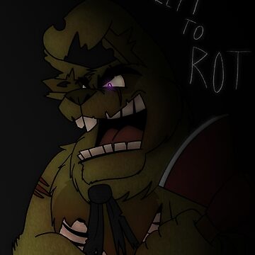 "Springtrap Left to Rot" Poster for Sale by TheMaskedHunter | Redbubble