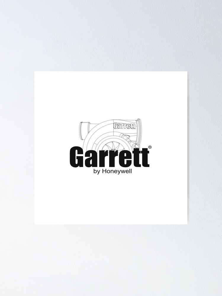 "Garrett Turbo Logo Sticker" Poster by JeffReding | Redbubble