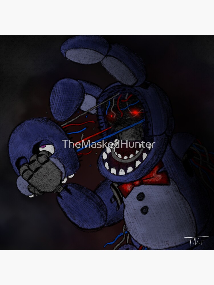 "Withered Bonnie" Sticker for Sale by TheMaskedHunter | Redbubble