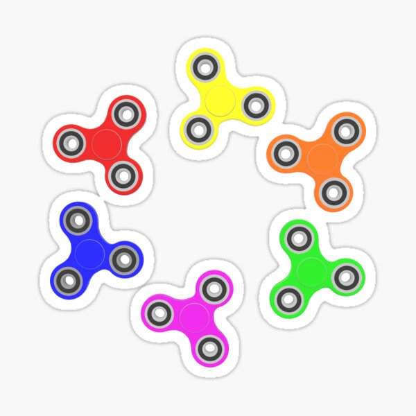 "Cute spinner design for phone wallet spinner lovers " Sticker for Sale ...