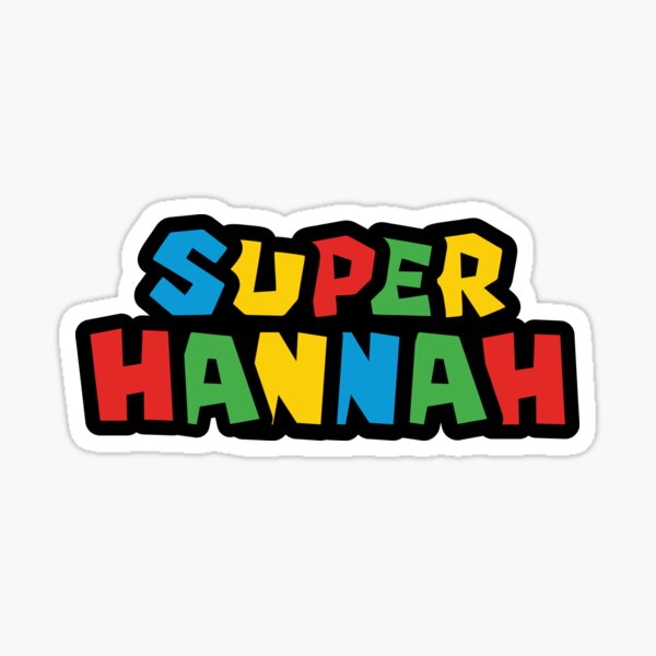Sticker: Hannah Name | Redbubble