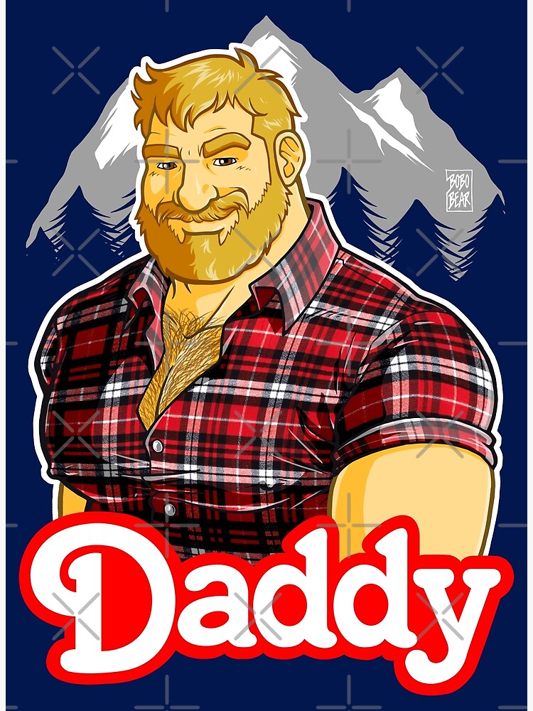 "DADDY MIKE LIKES THE MOUNTAIN" Poster for Sale by bobobear | Redbubble