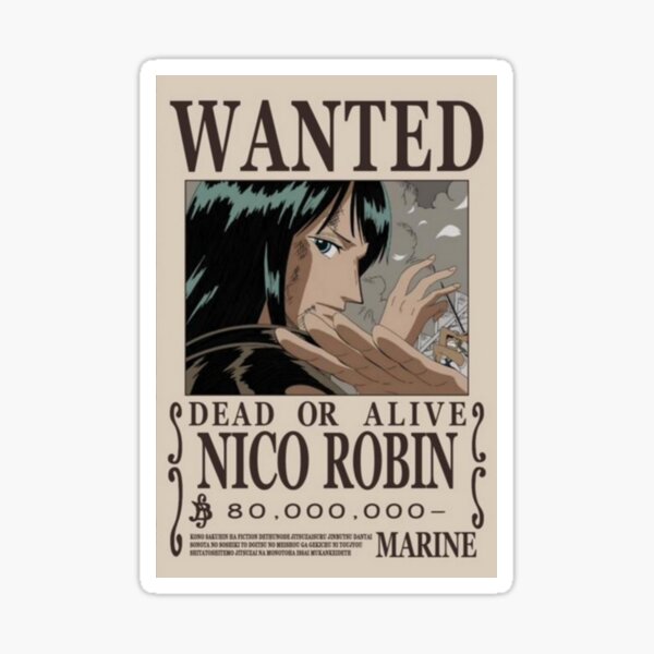 Nico Robin Stickers | Redbubble