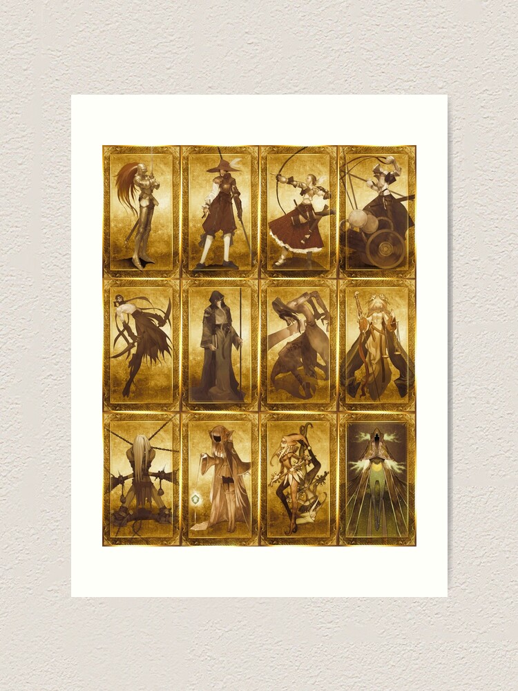 "Fate Grand Order (FGO) - Gold Card Backs " Art Print for Sale by ...