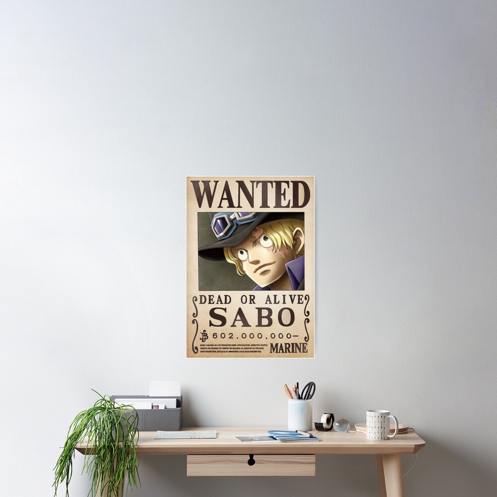Sabo Wanted Poster Posters