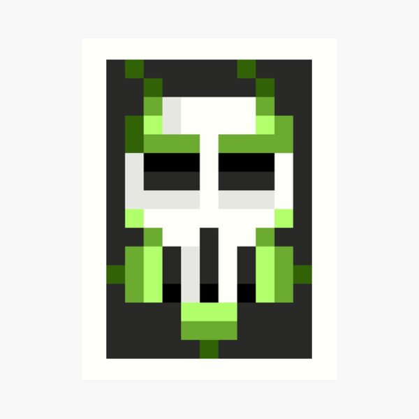 "Pixel Gas Mask (Plague Doctor)" Art Print for Sale by wearz | Redbubble