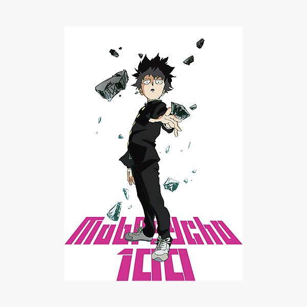 "Mob Psycho 100 - Shigeo (Mob!)" Photographic Print by BestAniGear ...