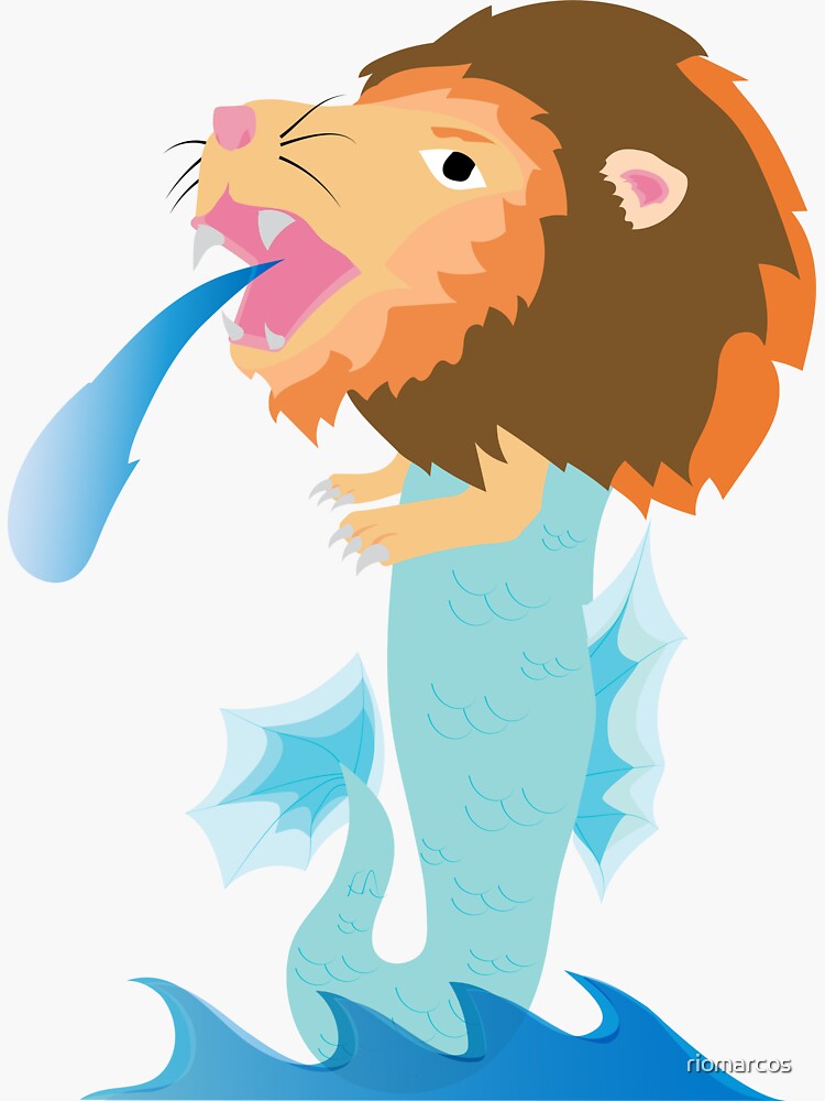 "Merlion" Sticker for Sale by riomarcos | Redbubble