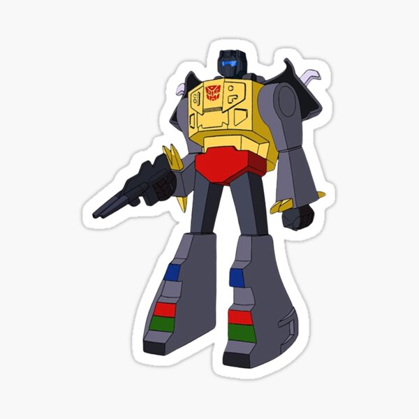 "Grimlock transformer autobot 80s cartoon" Sticker for Sale by ...