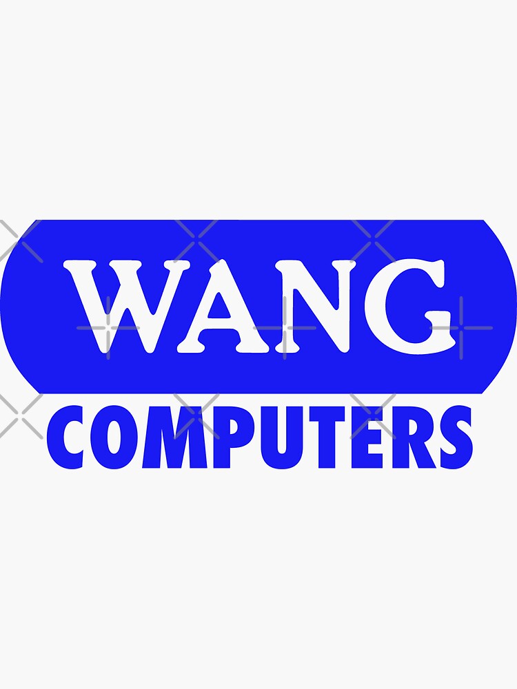 "Wang Computers " Sticker for Sale by MonkeyBDesigns | Redbubble